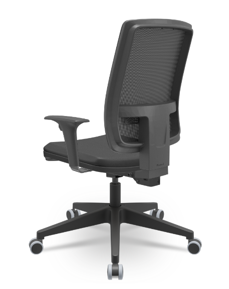 Cadeira Giratória Modelo Presidente Brizza Tela Back System - Base ...